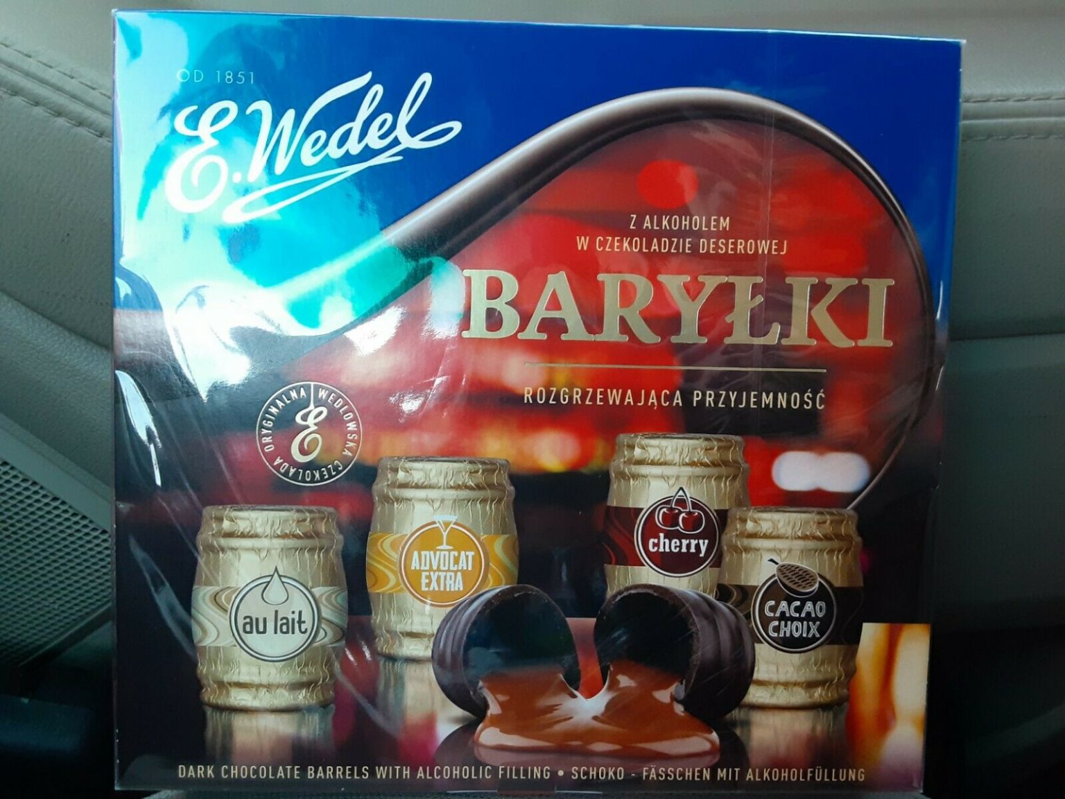 E.WEDEL Barylki Dark Chocolate Barrels Alcoholic Filling – Andy's Deli ...