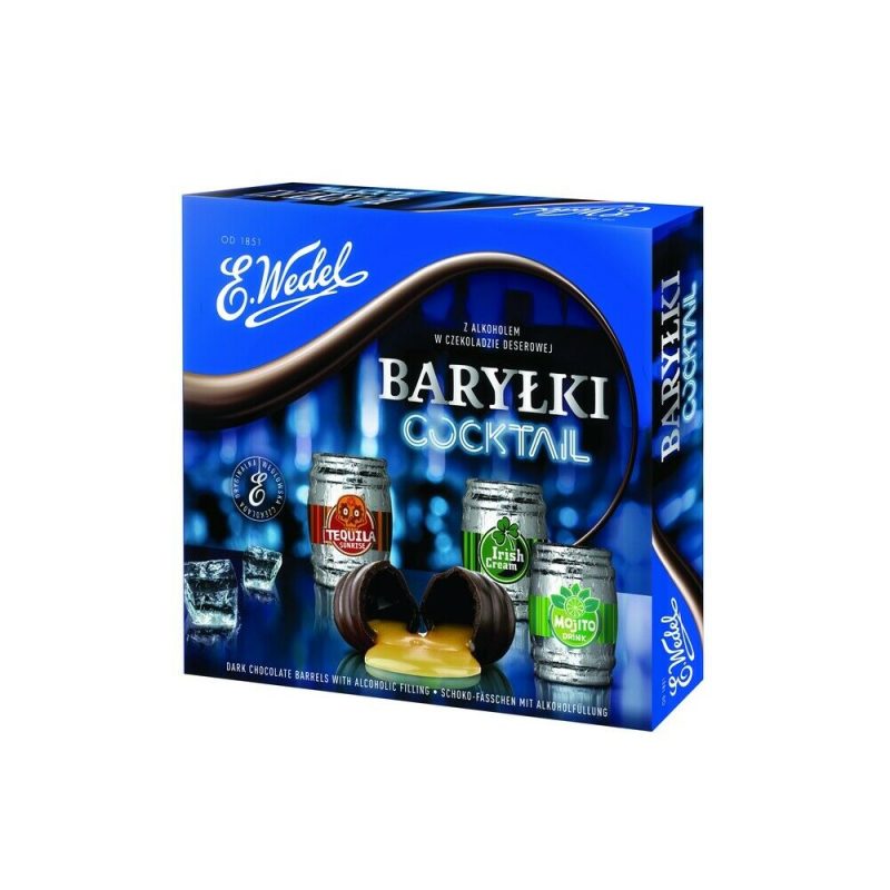 E.WEDEL Coctails Dark Chocolate Barrels Alcoholic Filling – Andy's Deli ...